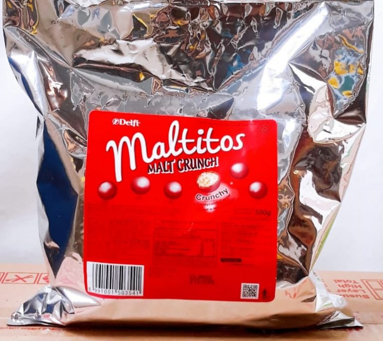 Coklat Delfi Maltitos 500gr (dengan label) | Bogor Coklat & Snack